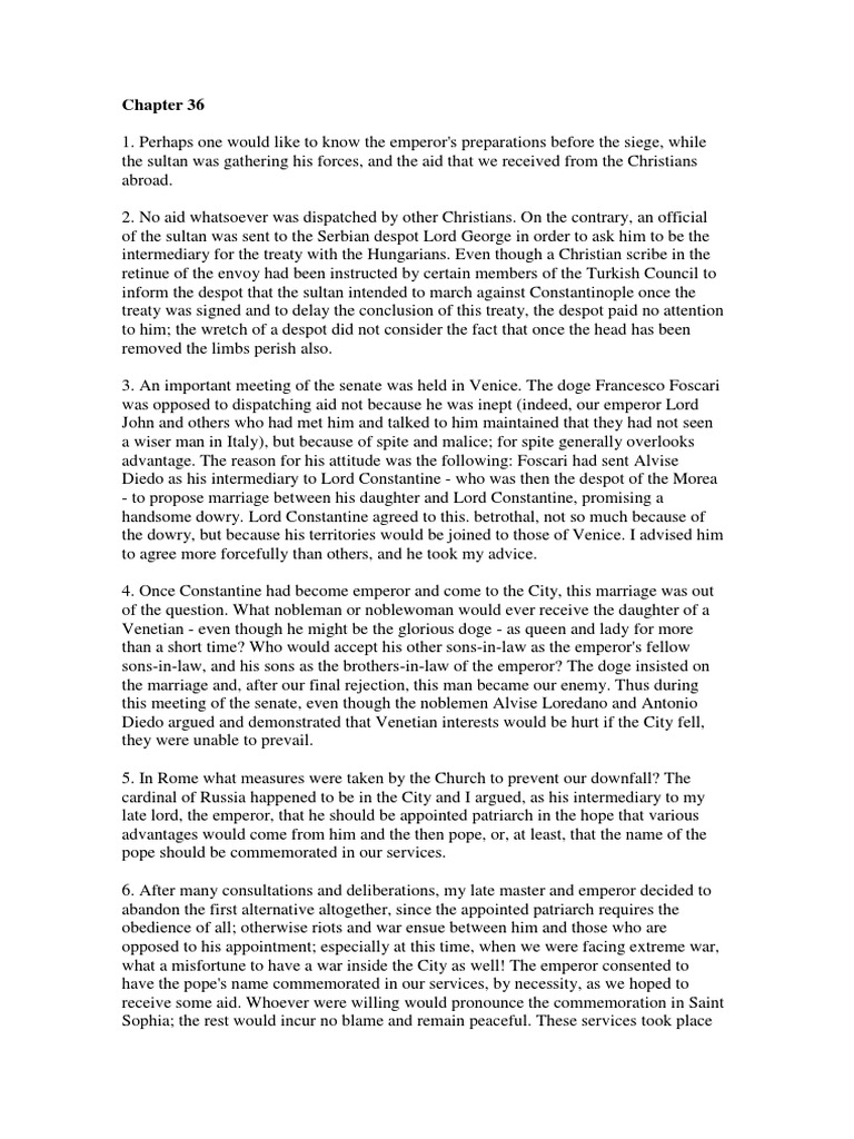 Hronika George Sphrantzes | PDF | Pope | Ottoman Empire