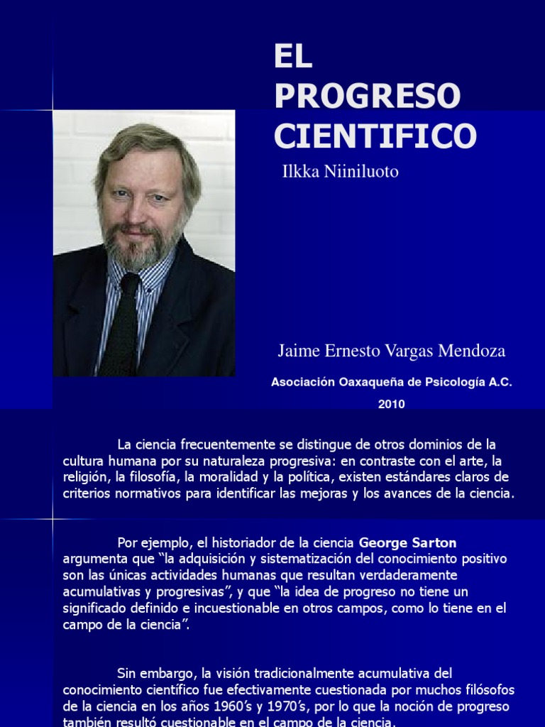 El Progreso Cientifico | Teoría | Ciencia
