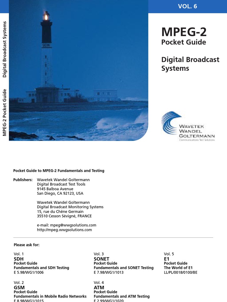 Mpeg-2 Pocket Guide | PDF | Data Compression | Network Packet