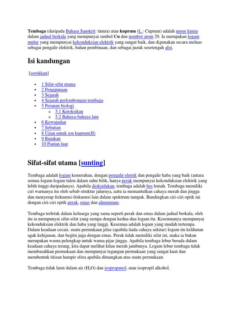 Tembaga | PDF