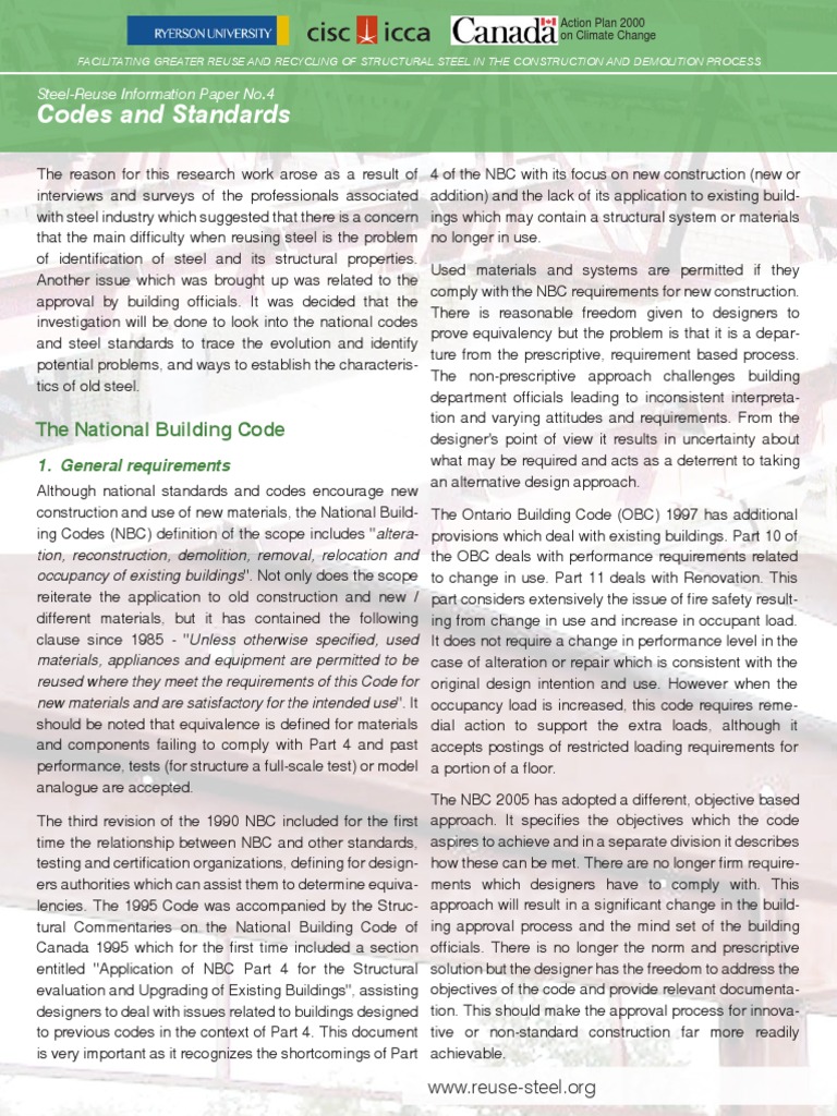 Canadian Steel Codes IP 10-5 | PDF | Steel | Structural Steel