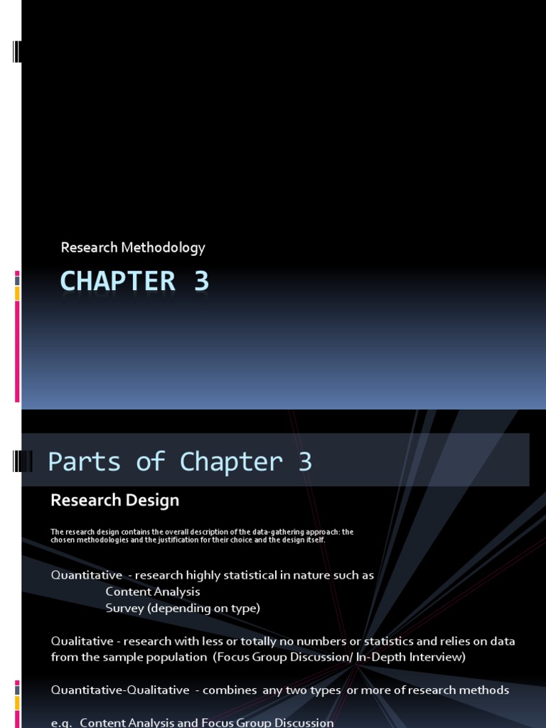 Chapter 3 of Thesis | Download Free PDF | Research Design | Survey ...