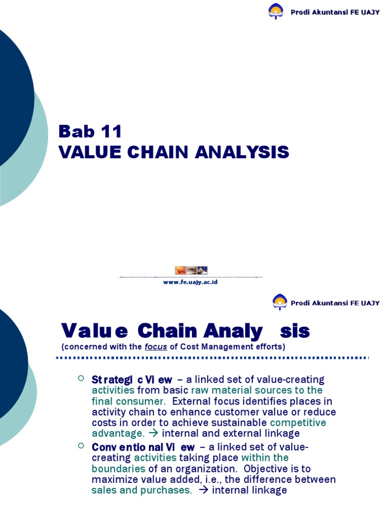 Value Chain Analysis | PDF | Rantai Nilai | Manajemen Strategis