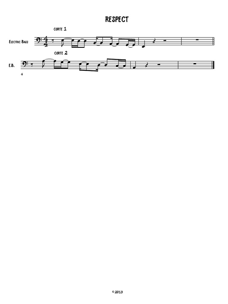 Respect Bass | PDF