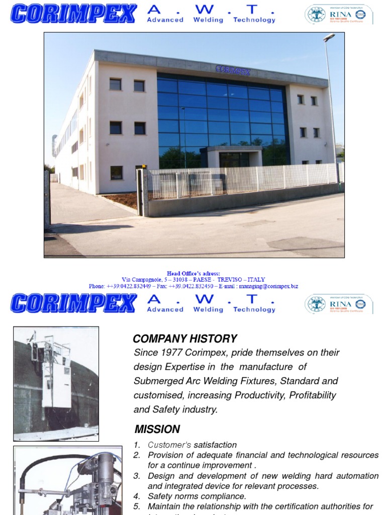 Corimpex | PDF | Welding | Construction