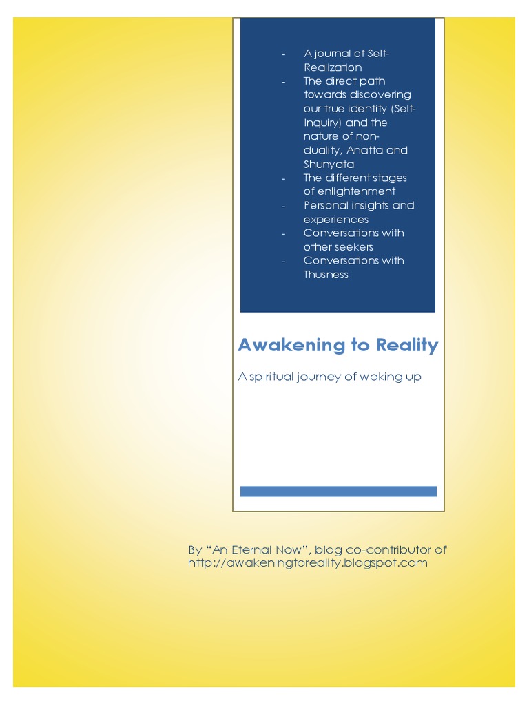 Awakening To Reality | PDF | Nondualism | Śūnyatā