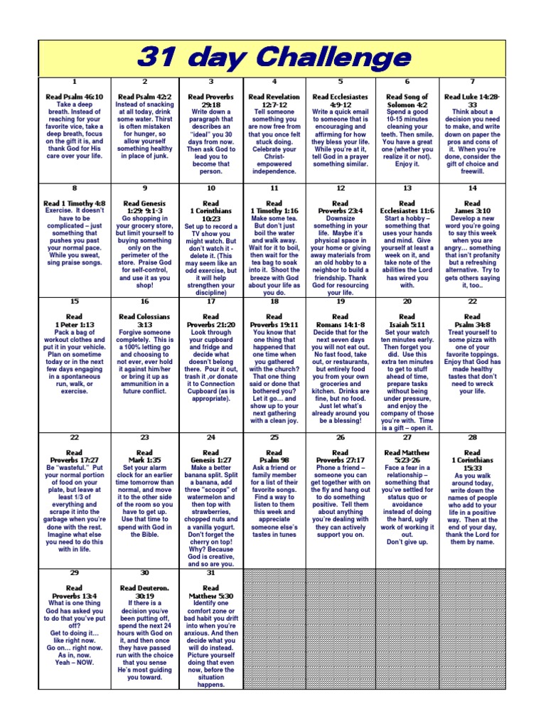 3 3 3 31 1 1 1 D D D Day Challenge Ay Challenge Ay Challenge Ay ...