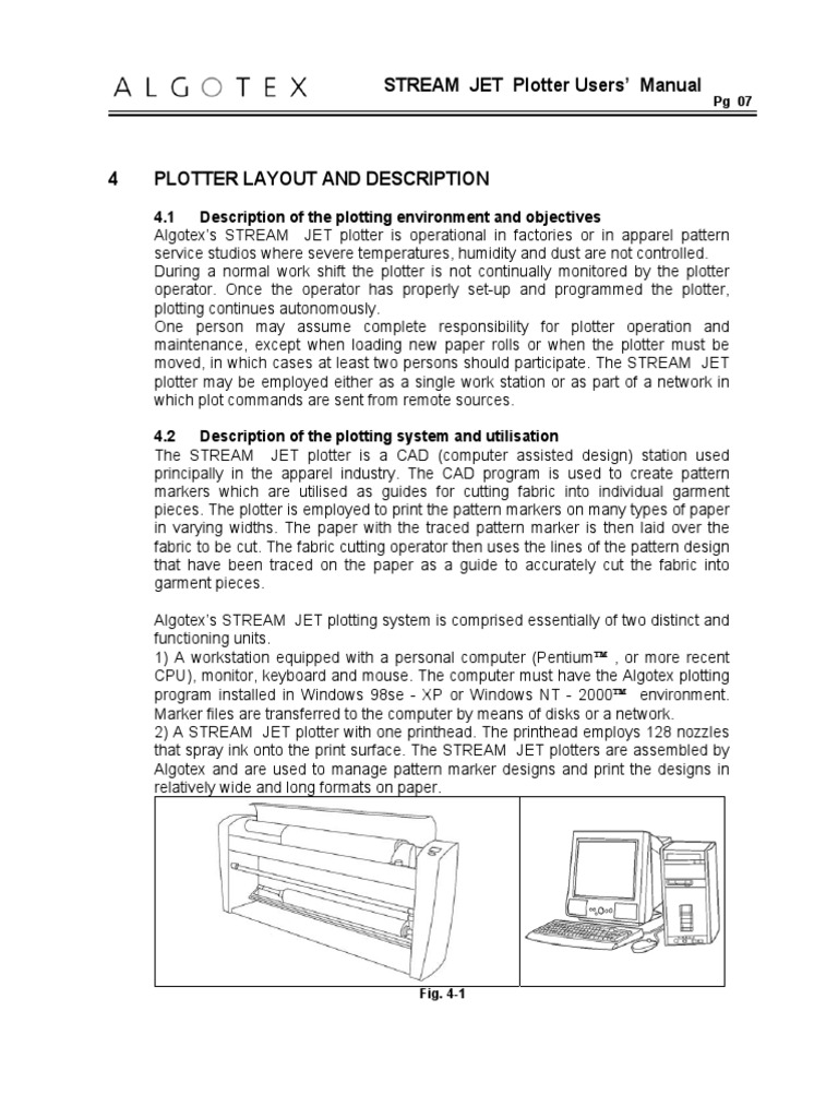 An In-Depth Look at the Algotex STREAM JET Plotting System: Components, Functions, Safety ...