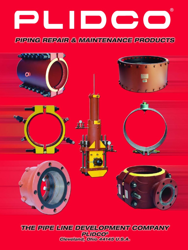 Plidco Clamp | PDF | Pipe (Fluid Conveyance) | Screw