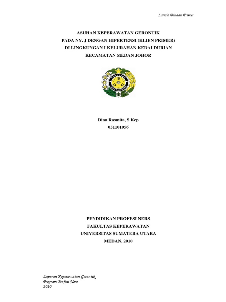 Asuhan Keperawatan Gerontik | PDF