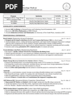 IIM A Resume Format For Freshers | PDF | Mechanical Engineering | Schools