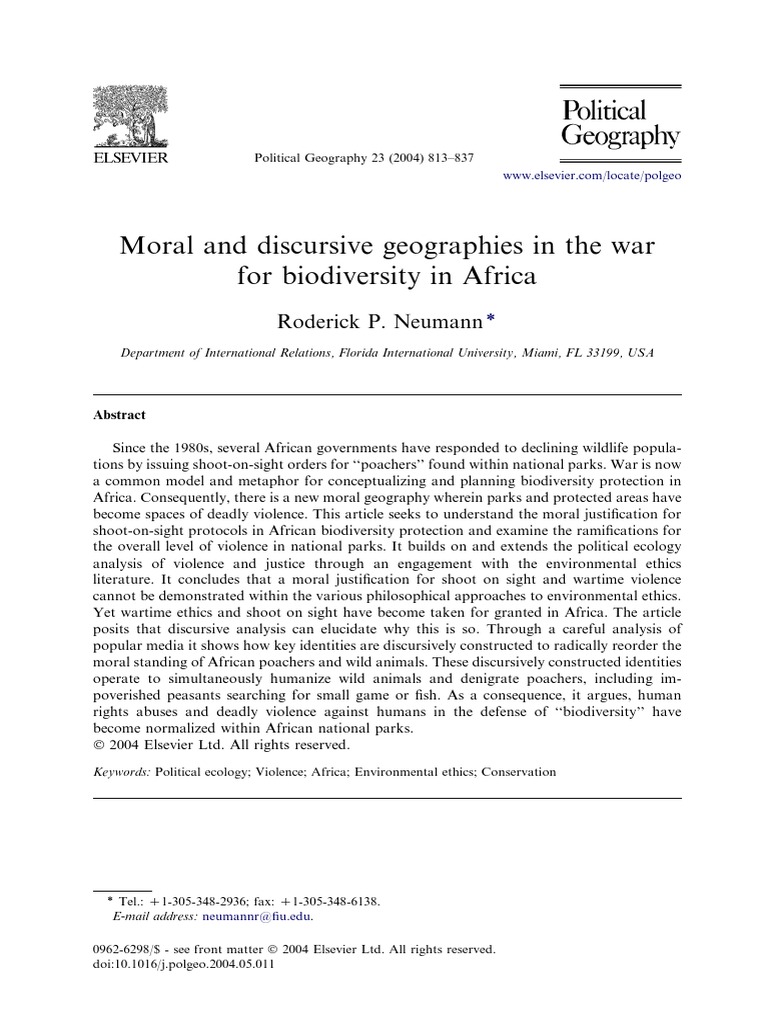 Moral and Discursive Geographies | PDF | Discourse | Morality