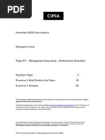 CIMA P1 Past Papers | PDF | Business | Finance & Money Management
