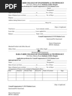 Earned Leave Application Form | PDF