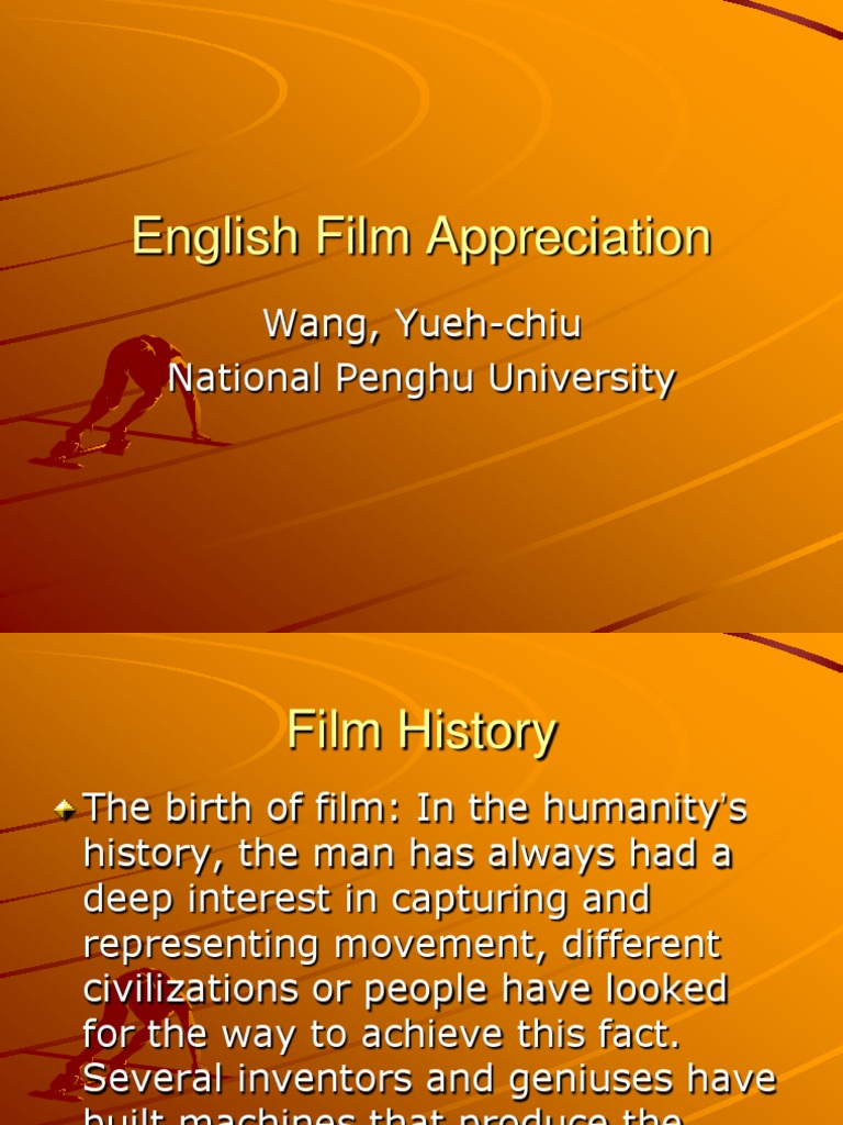 English Film Appreciation | PDF | Narrative | Genre