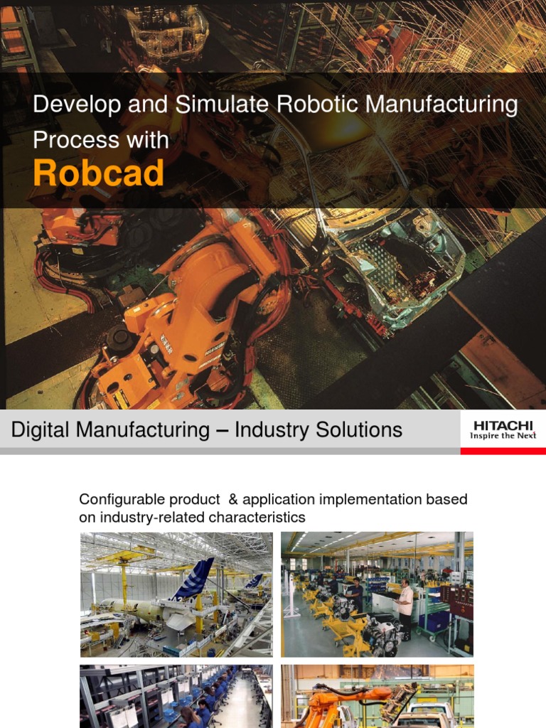 Robot Simulation With Robcad | PDF | Product Lifecycle | Simulation