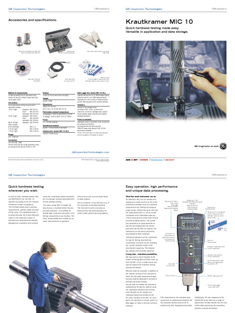 MIC10 | PDF | Calibration | Memory