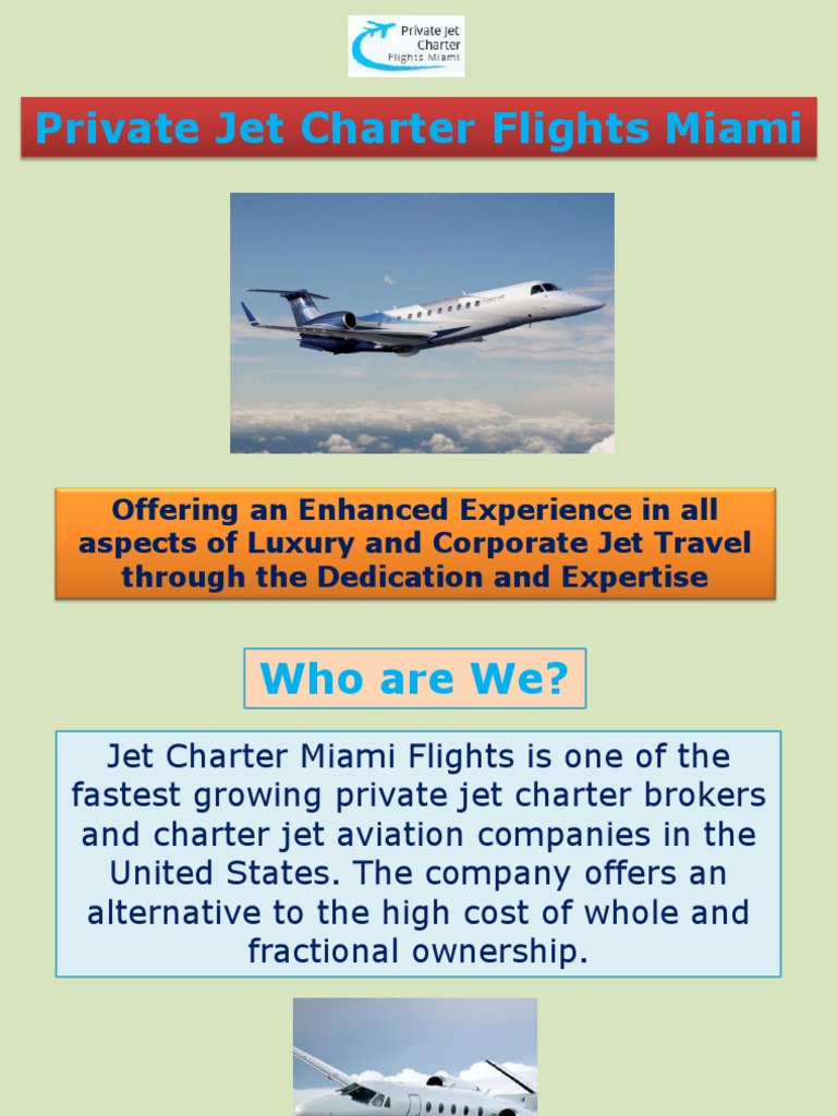 Luxury Private Jet Charters Miami | PDF