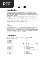 Wipro Org Chart | PDF | Companies | Business