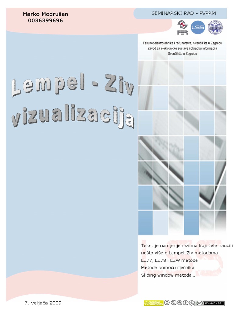 Lempel - Ziv Vizualizacija | PDF