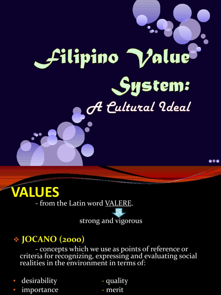Understanding Filipino Values | PDF | Value (Ethics) | Luck