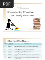 Taski Chemicals Chart. | PDF | Bathroom | Hygiene