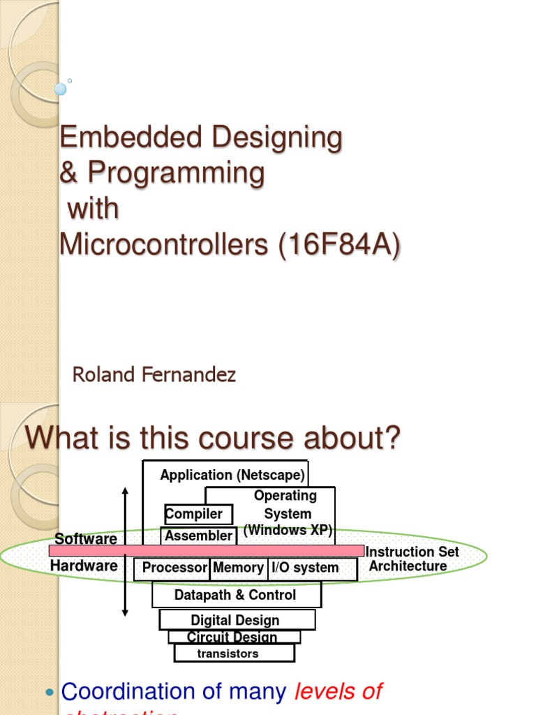 1 Introduction To Microcontrollers | PDF | Pic Microcontroller ...