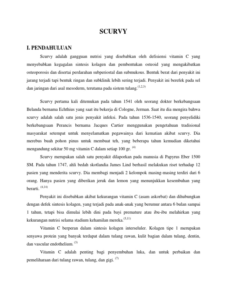 Scurvy | PDF