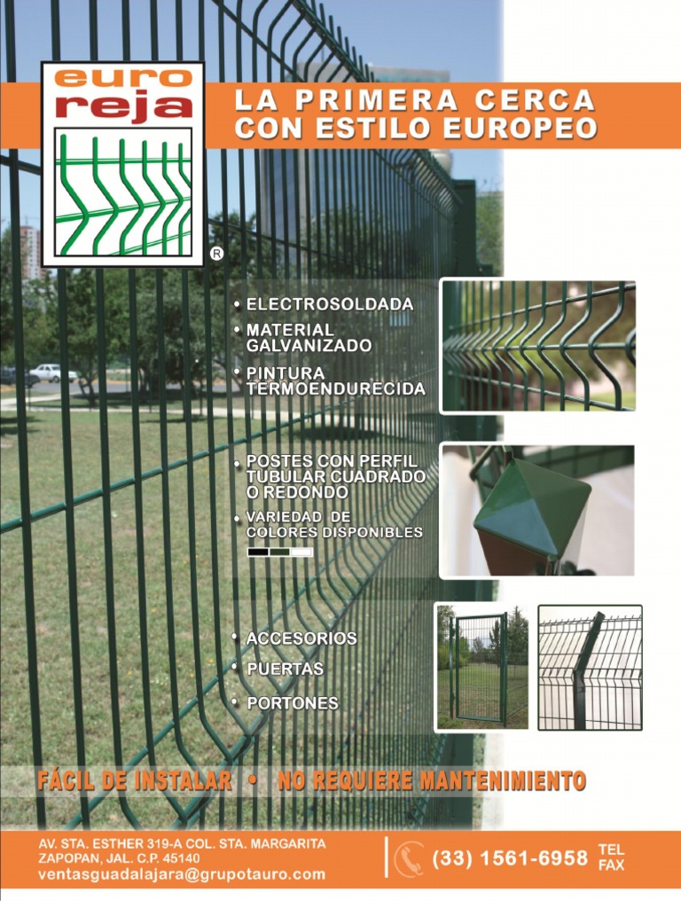 Tipos y precios de Euroreja® | PDF | Hogar, jardinería y bricolaje