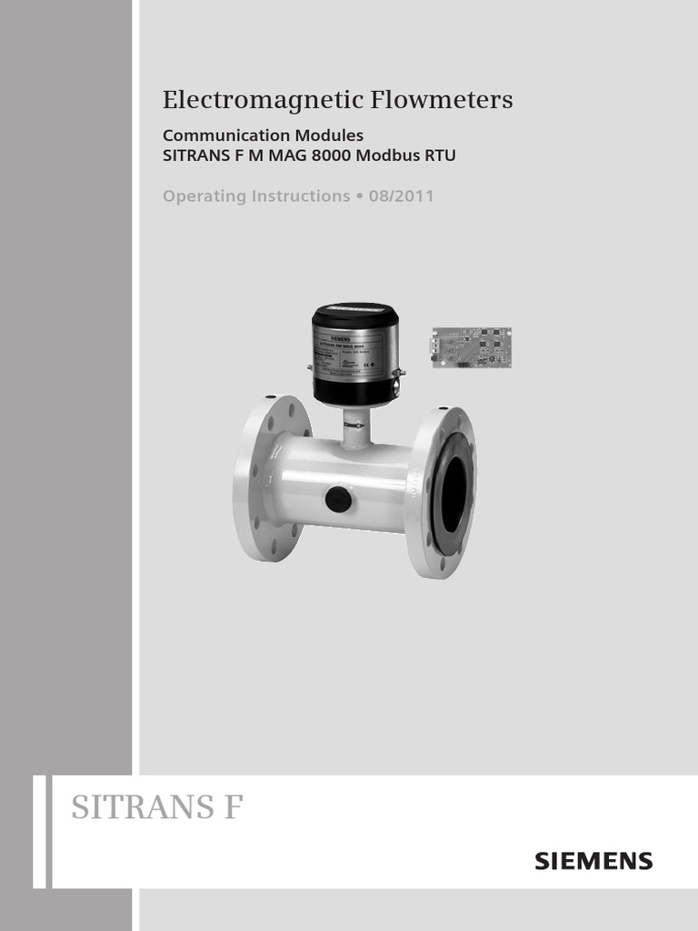 Communication Modules SITRANS F M MAG 8000 | PDF | Data Transmission ...