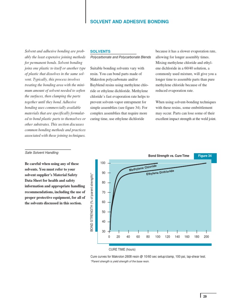 Joining Guidelines-Solvent and Adhesive Bonding | PDF | Adhesive | Plastic