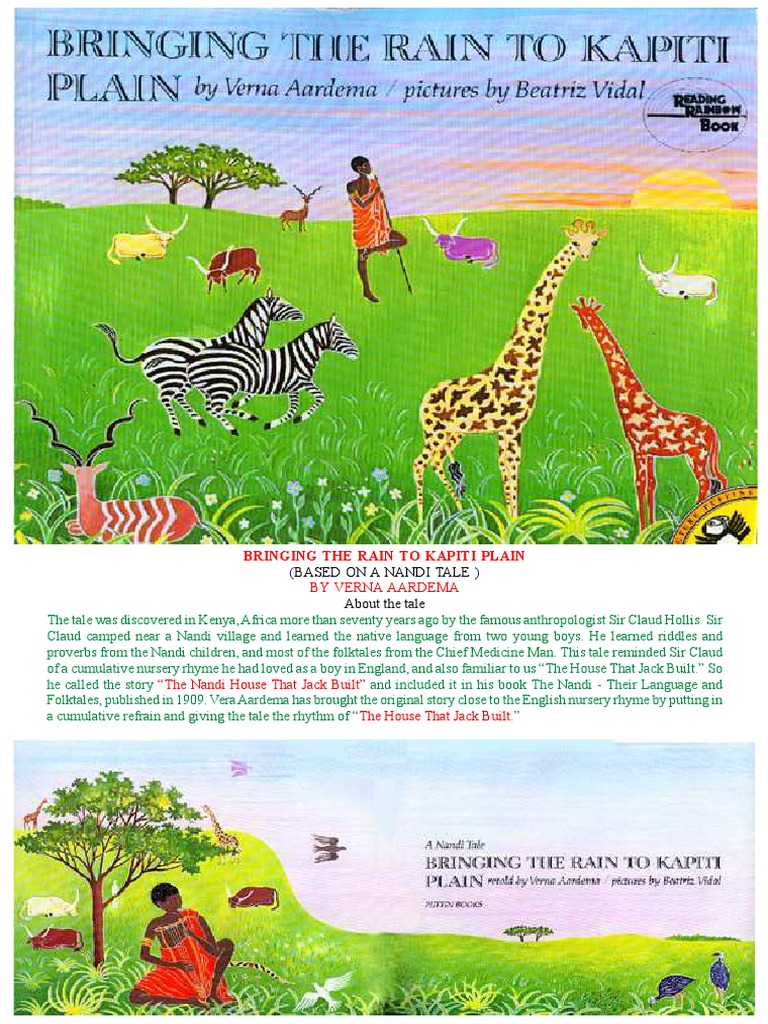 Bringing The Rain To Kapiti Plain by Verna Aardema: Based On A Nandi ...