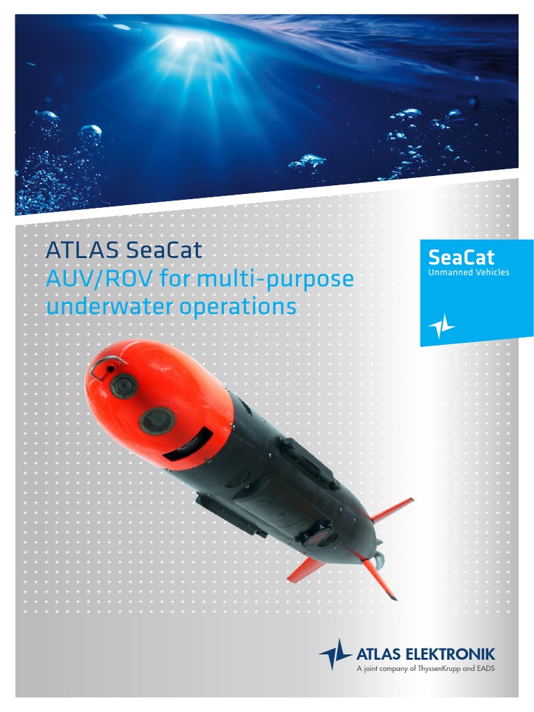 Atlas Seacat: Auv/Rov For Multi-Purpose Underwater Operations | PDF