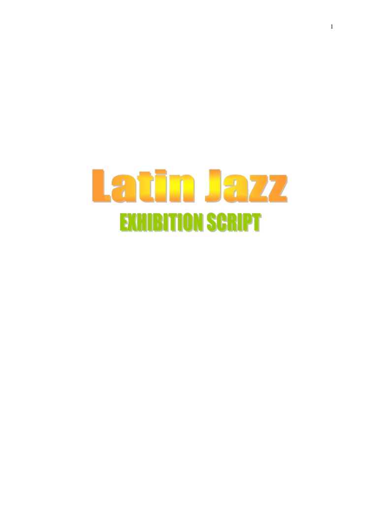 Latin Jazz | PDF