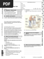 Bruce Protocol Stress Test | PDF | Treadmill | Physical Exercise