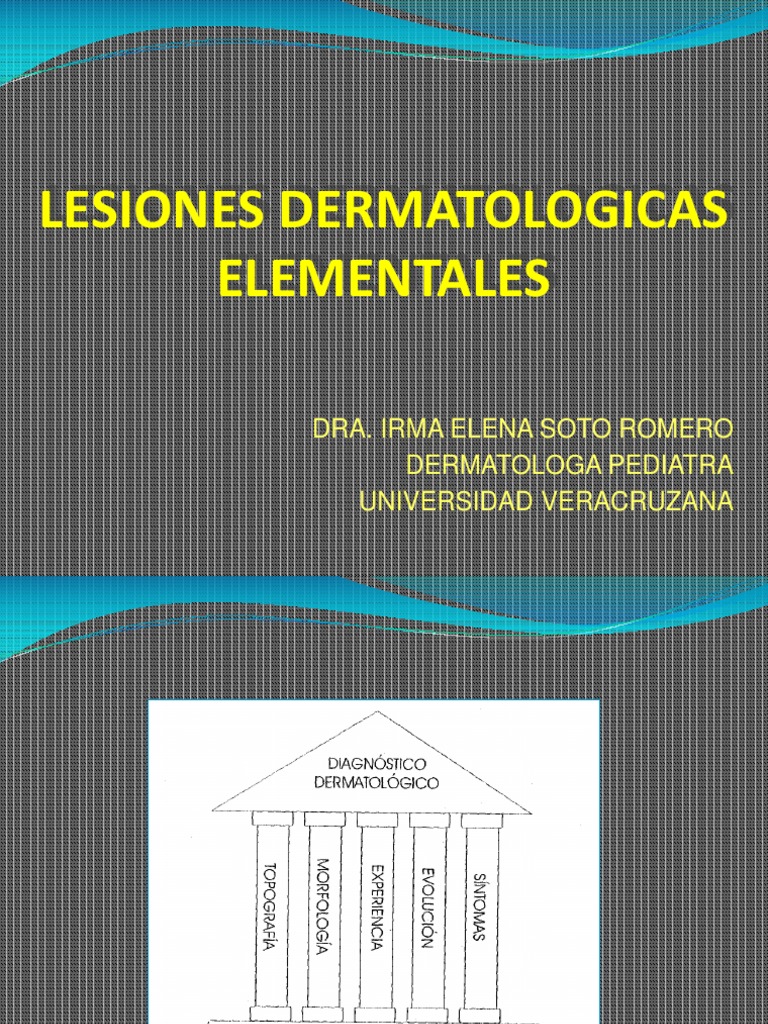 Lesiones Dermatologicas Elementales | PDF | Piel | Sistema tegumentario