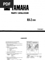Yamaha RX 100 Workshop Manual | PDF | Motorcycling | Wheeled Vehicles