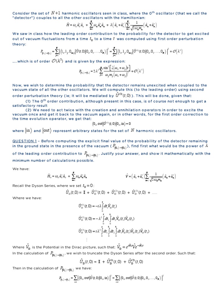 PHYS 434 - Assignment 4 - Coupled Harmonic Oscillators | PDF | Condensed Matter | Mathematical ...