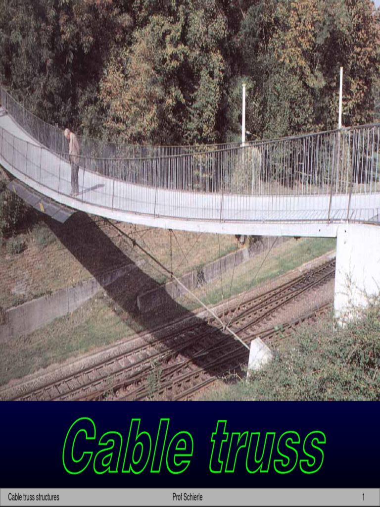 10 Cable Truss | PDF | Truss | Architectural Design