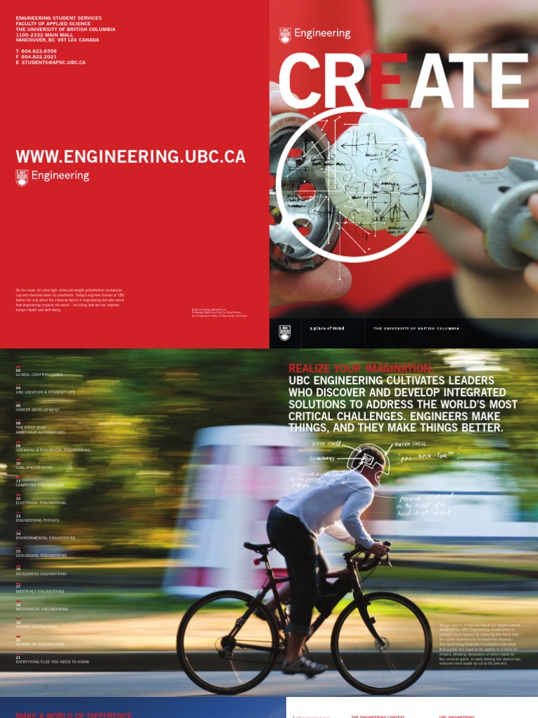 UBC Engineering Brochure S | PDF | Engineering | Mining