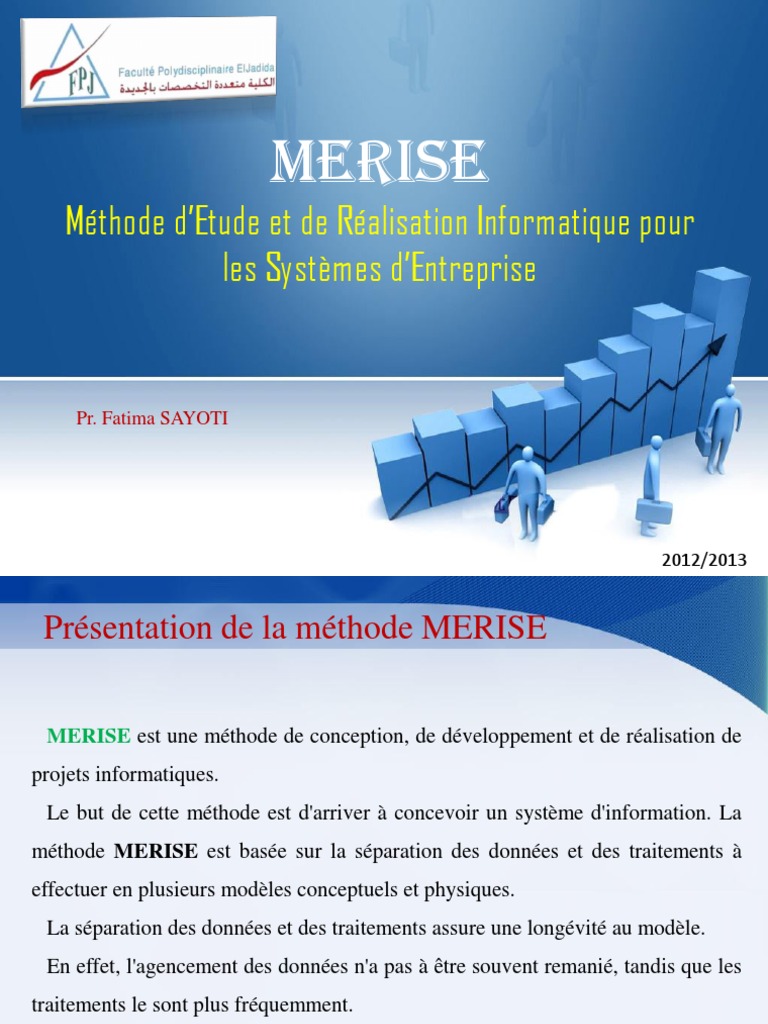 Cours Merise | PDF | Système d'information | Informations