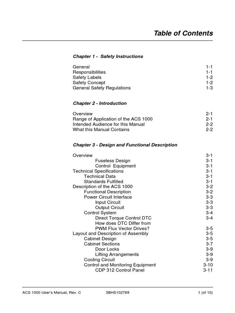 ABB ACS1000 User Manual | PDF