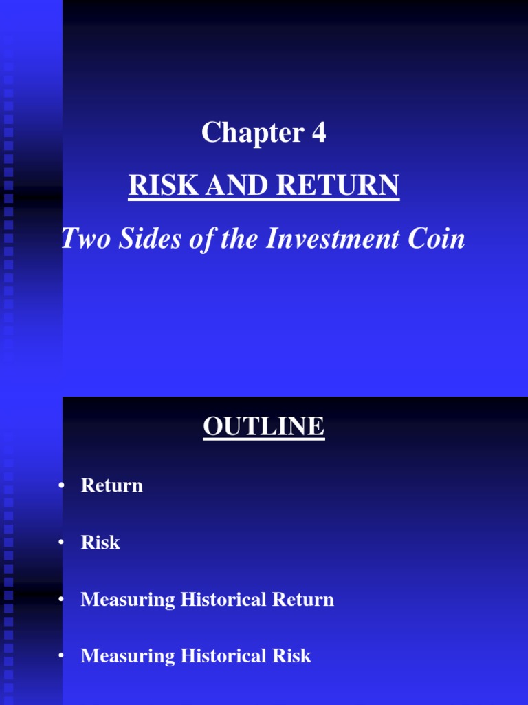 Chapter 4 Risk and Return | PDF | Standard Deviation | Variance