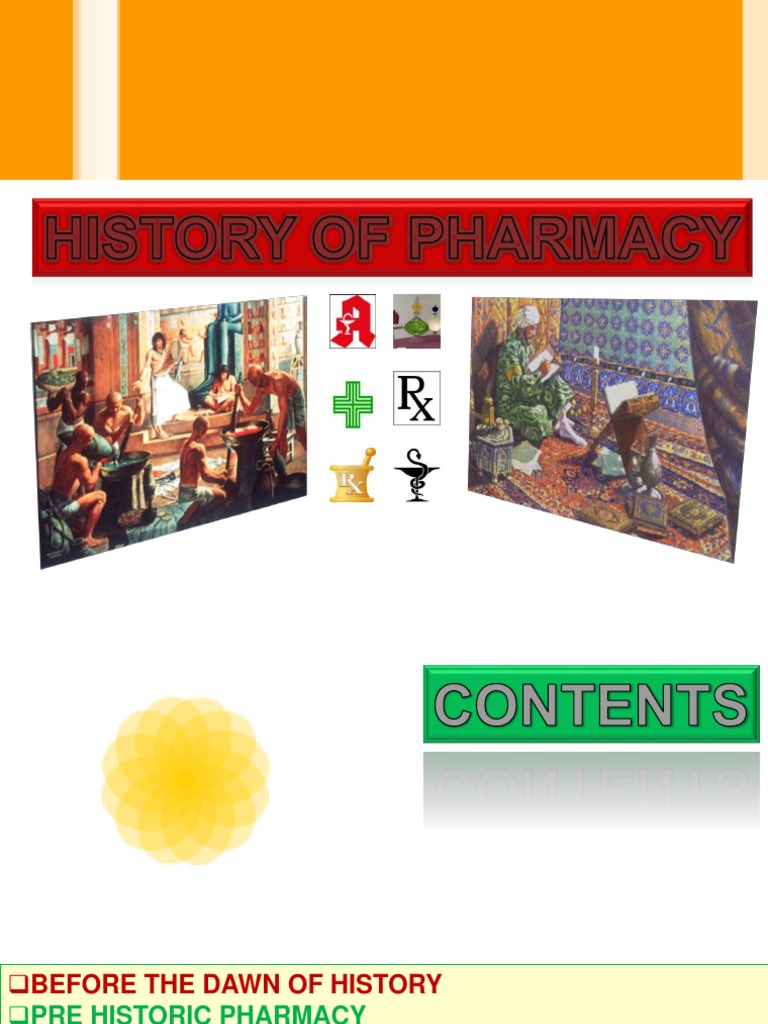 History of Pharmacy 1 | PDF | Pharmacy | Pharmacist