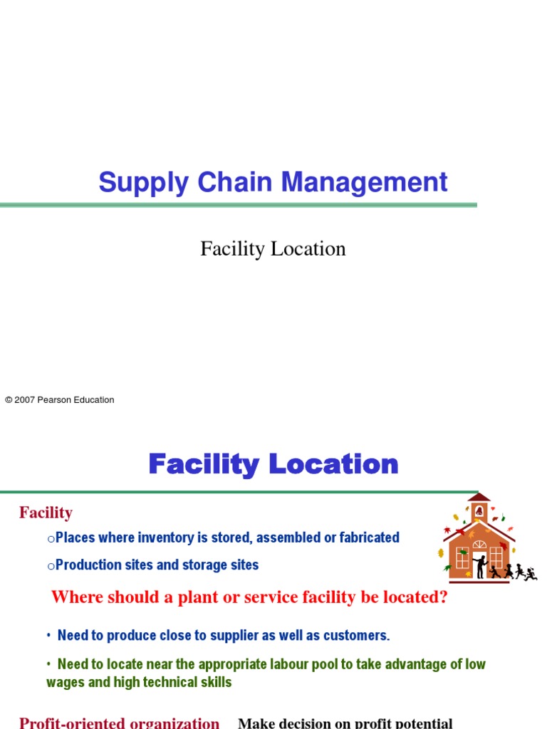 Supply Chain Management: Facility Location | PDF | Supply Chain | Warehouse
