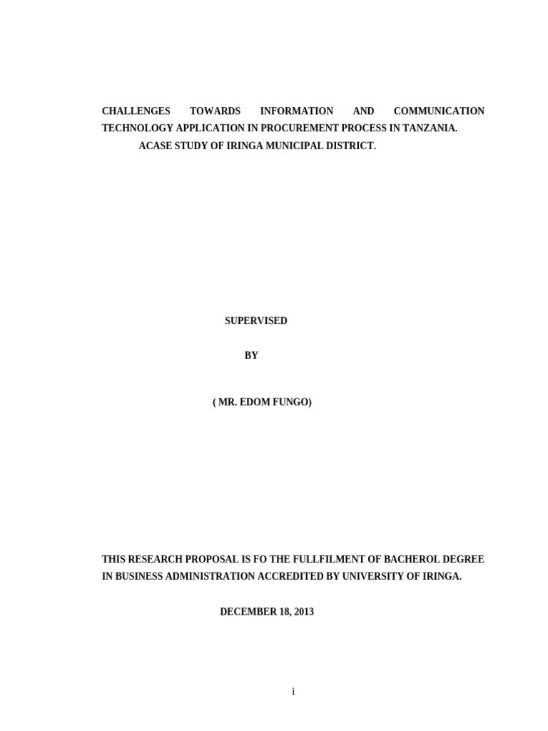 Role of Information Technology in Procurement | PDF | Fax | Procurement