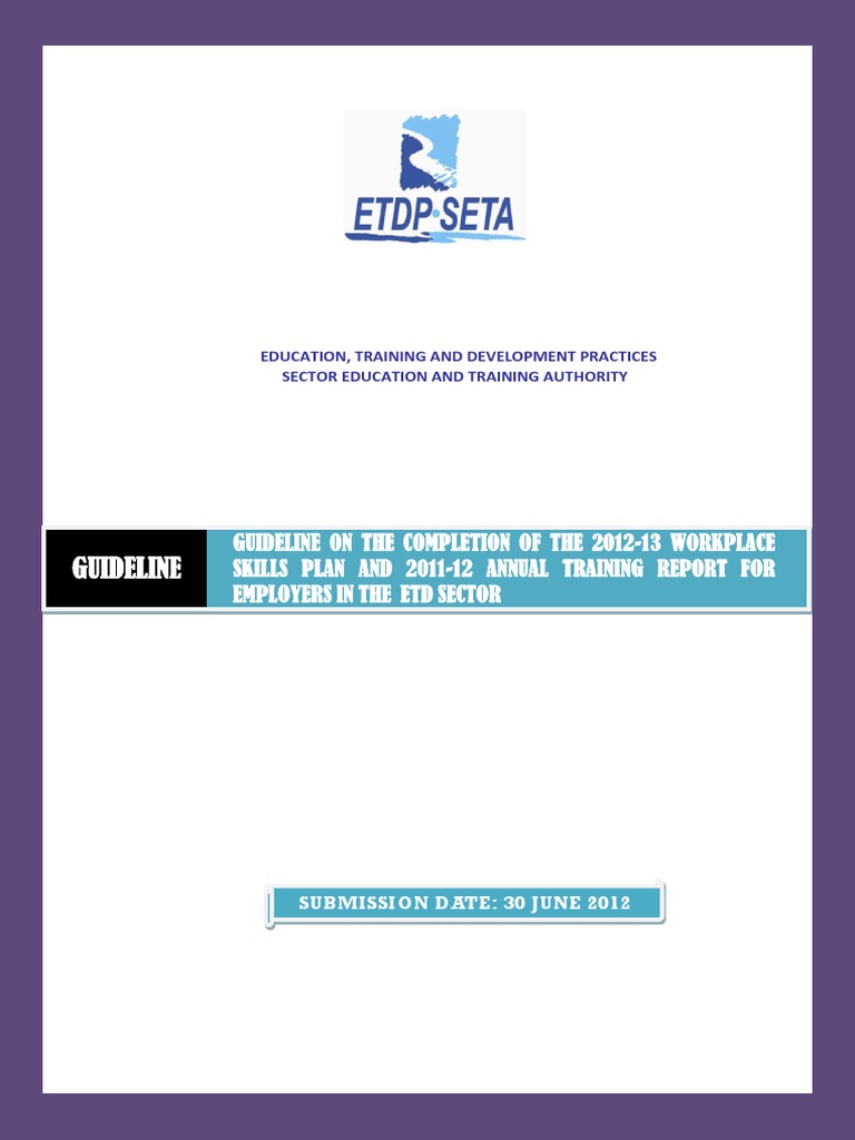 Guideline To Complete The 2012-13WSP and 2011-12ATR Template For The ...