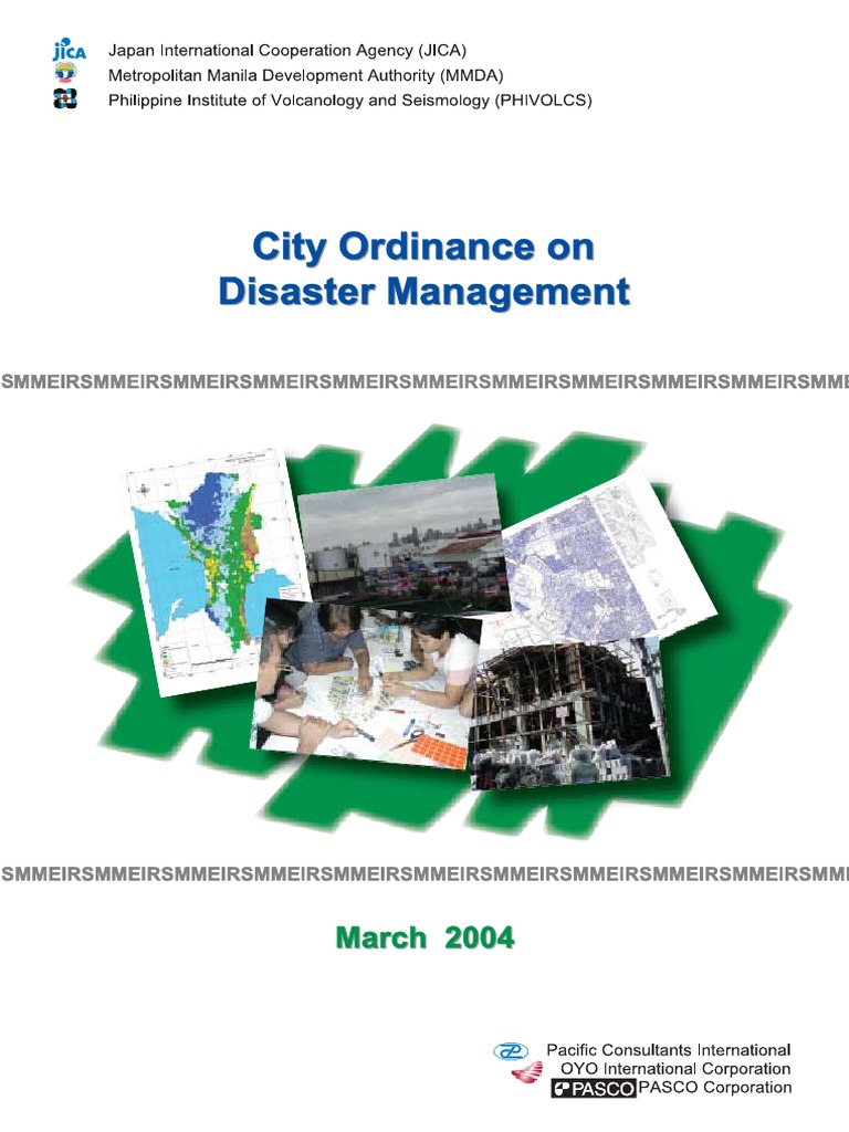City Ordinance On Disaster Risk Management | PDF | Emergency Management ...