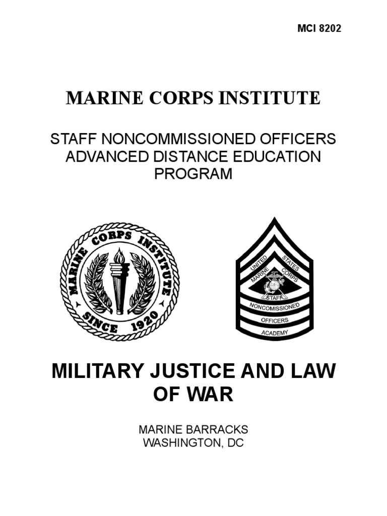 Military Justice and the Law of War | Court Martial | Uniform Code Of ...