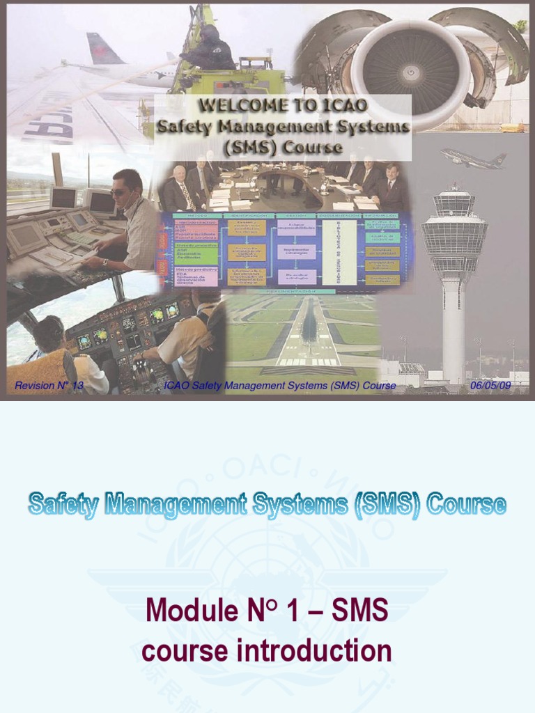 ICAO SMS M 01 - SMS Course (R013) 09 (E) | PDF | Safety | Business